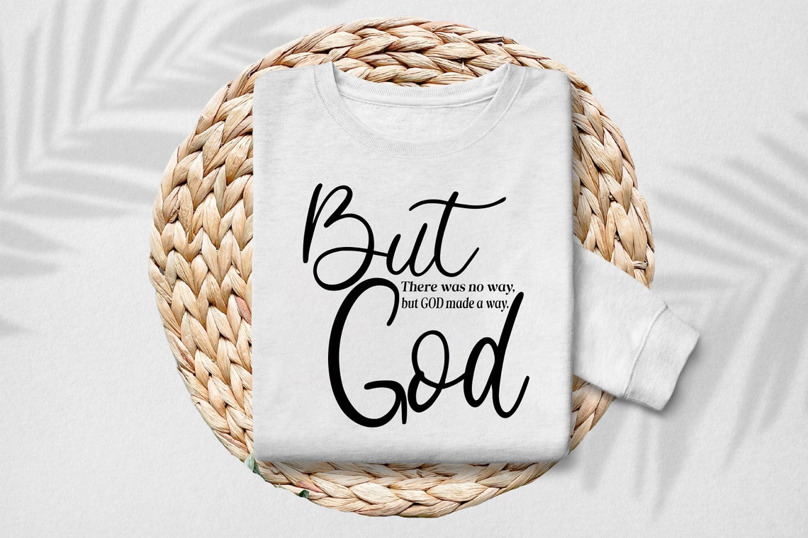 But God SVG, Christian Shirt Design (digital Download) - Etsy