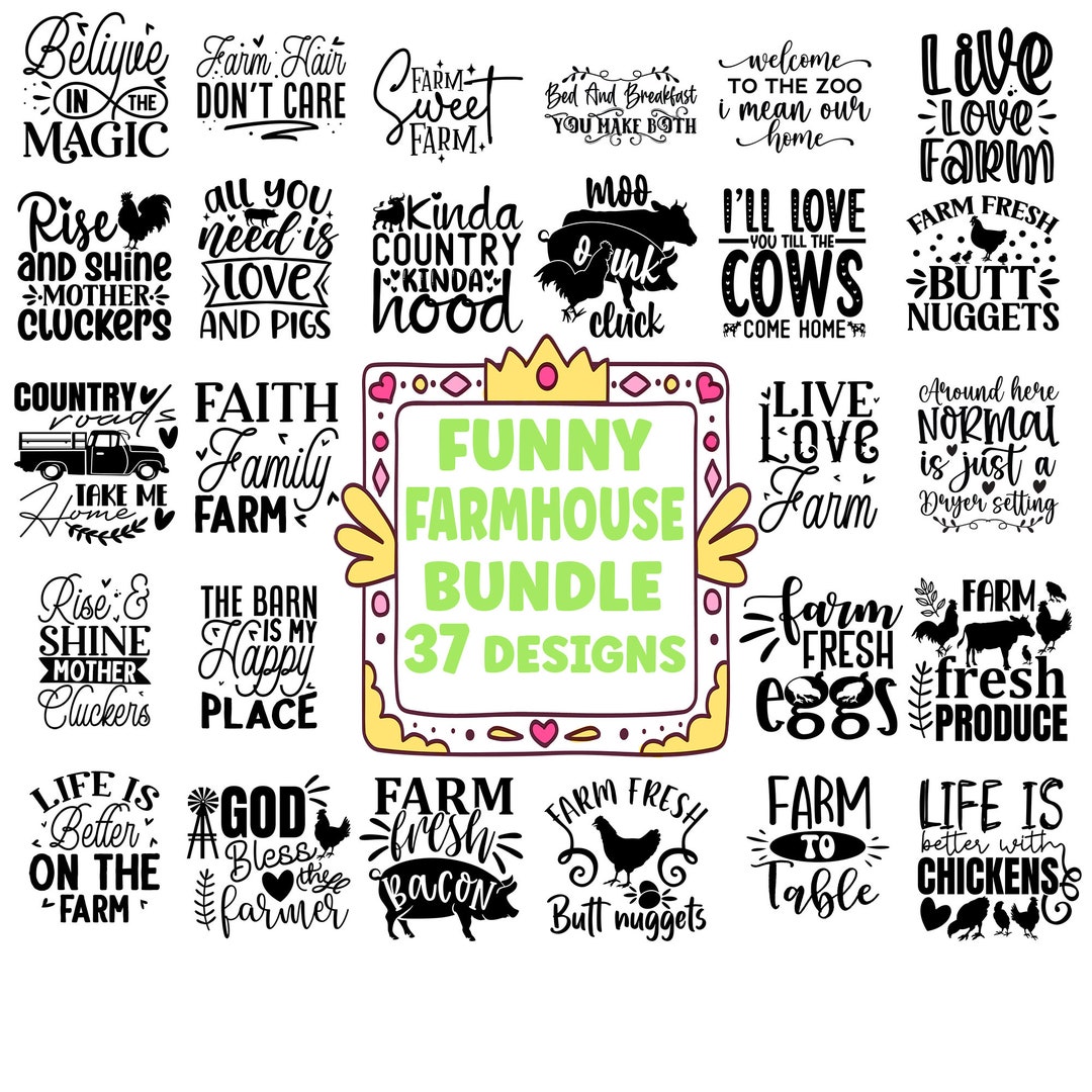 Funny Farmhouse Svg, Farmhouse Sign Svg, Door Hanger Svg, Welcome Sign ...
