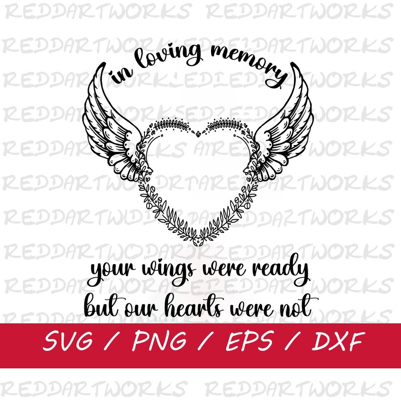In Loving Memory SVG Memorial Quote SVG Memorial SVG in - Etsy