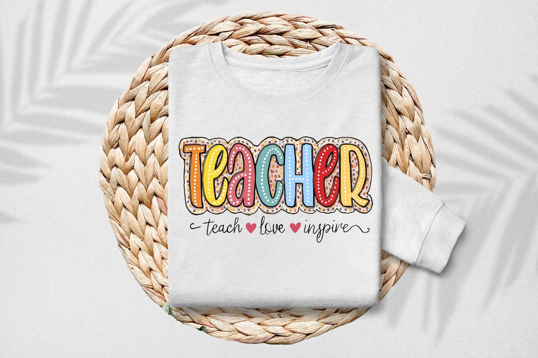 Dalmatian Teacher Png, Teach Love Inspire (digital Download) - Etsy