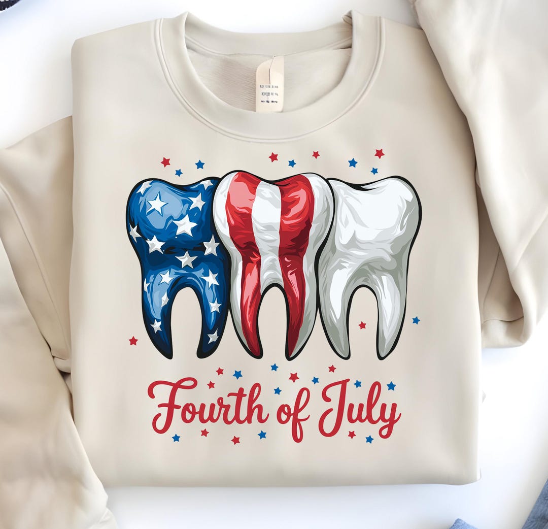 Teeth 4th of July PNG Design, Fourth of July Shirt PNG, Patriotic Png ...