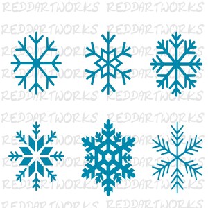Snowflake SVG Simple Snowflake Cut File Download for Cricut, Silhouette ...