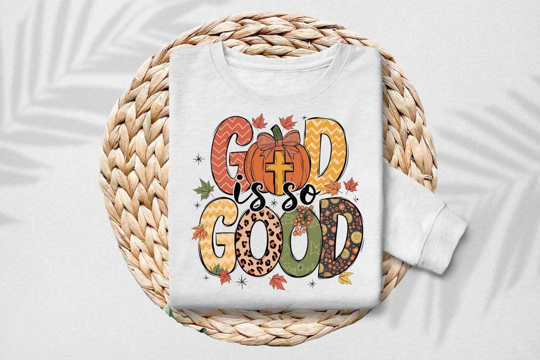 God is so Good Png, Fall Christian Png, Autumn Pumpkin Png, Christian ...