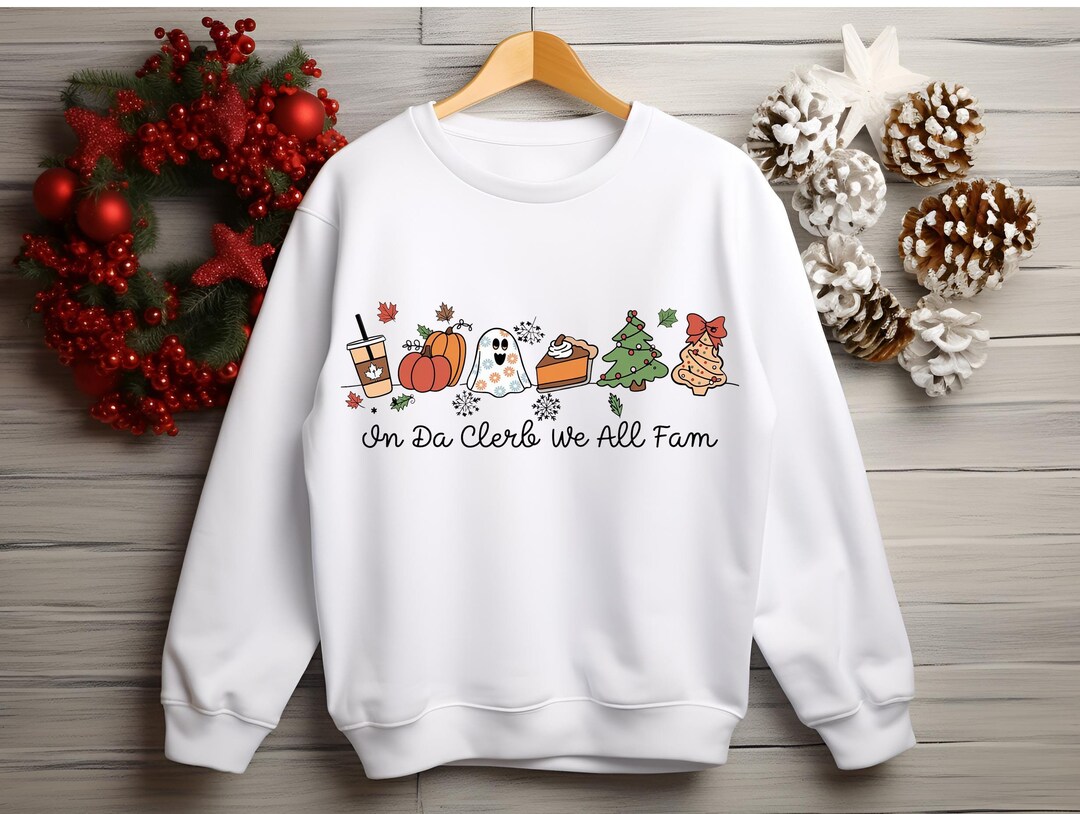 In Da Clerb We All Fam Thanksgiving Christmas PNG (digital Download) - Etsy