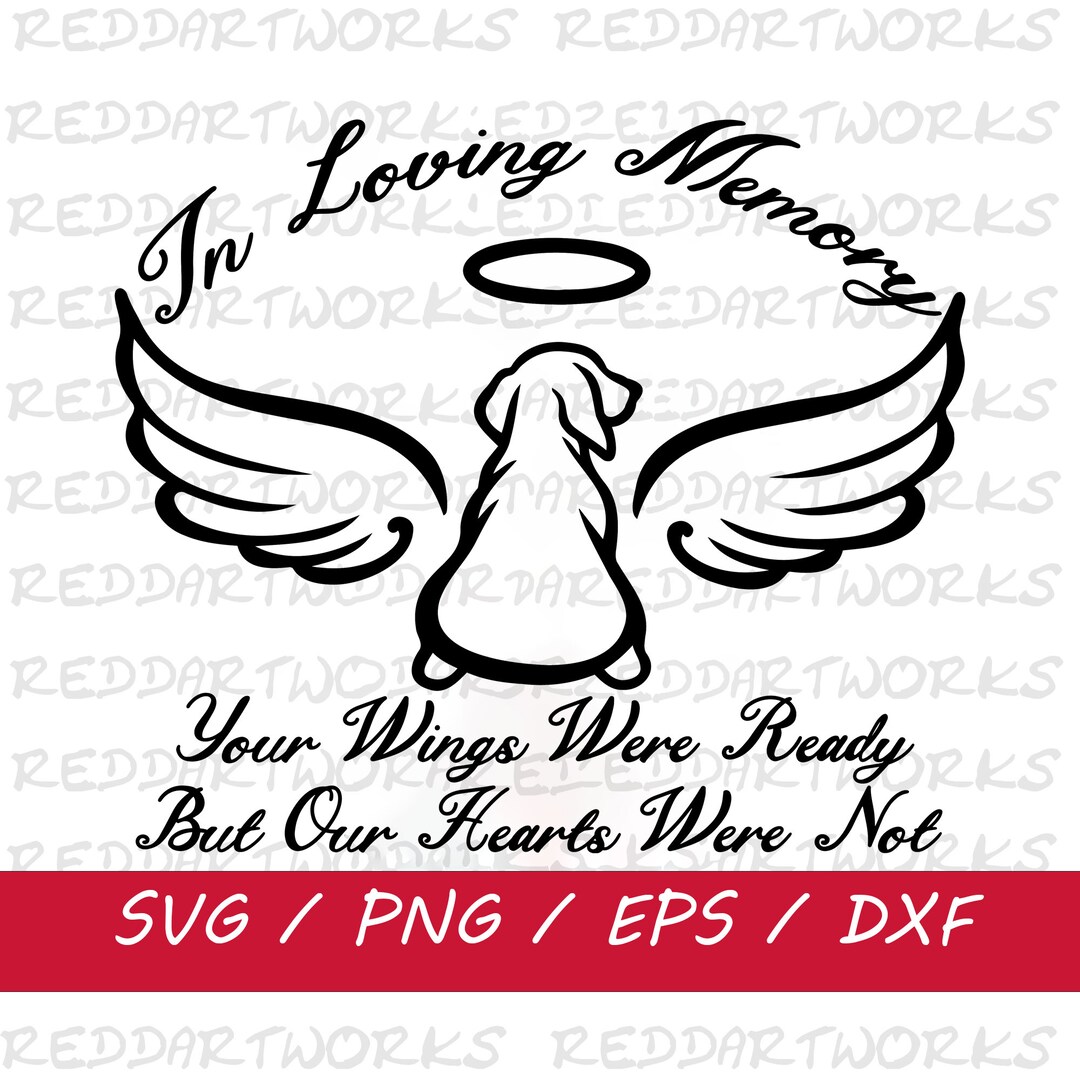 In Loving Memory SVG for Dog, Memorial SVG, in Memory SVG, in Loving ...