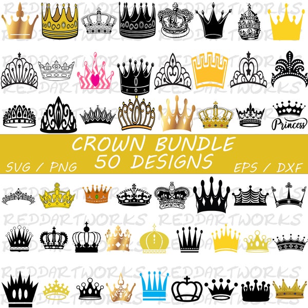 Crown Template Svg - Etsy