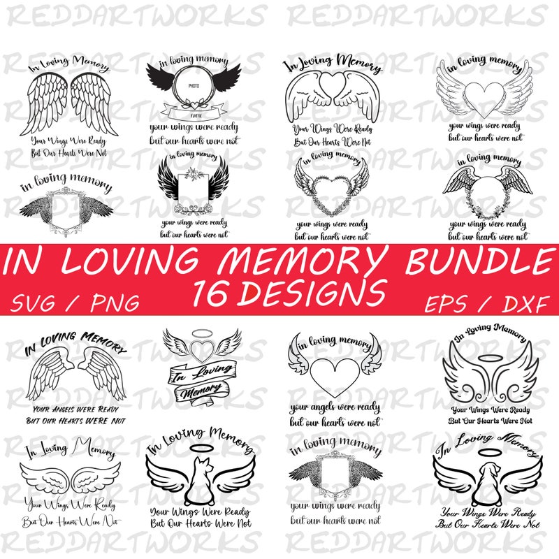 In Loving Memory Svg - Etsy