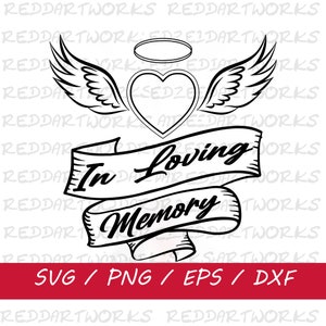 In Loving Memory SVG, in Memory SVG, Memorial SVG, in Loving Memory Png ...