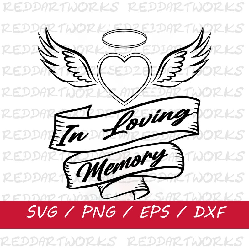 In Loving Memory SVG in Memory SVG Memorial SVG in Loving - Etsy