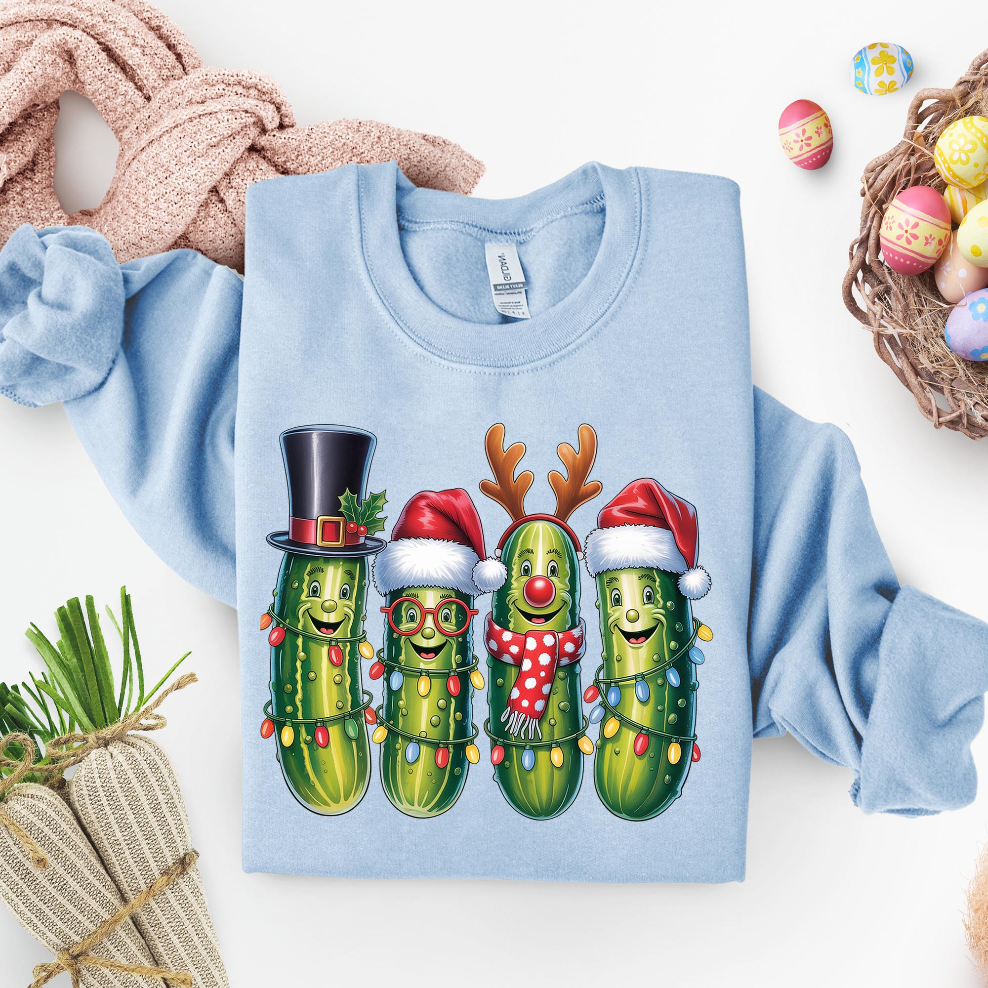 Retro Christmas Pickles Light PNG, Pickle Lover PNG (digital Download ...