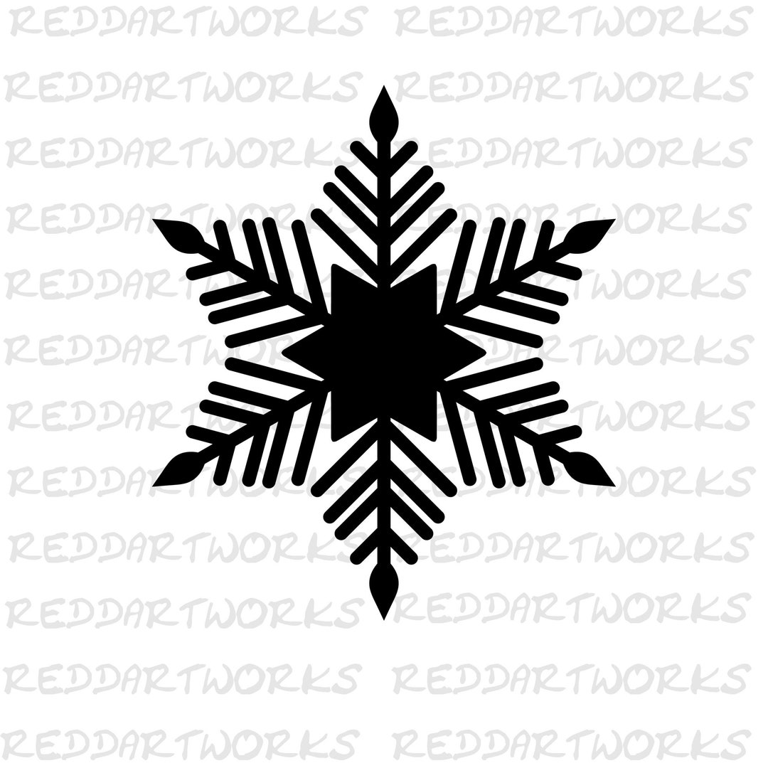 Snowflake SVG PNG, Flake Winter SVG, Christmas Snowflake Svg, Winter ...
