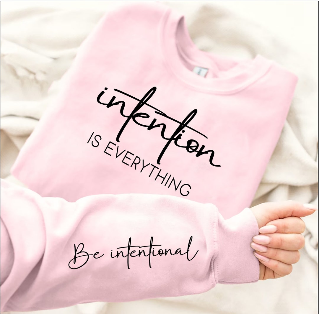 Intention is Everything SVG PNG, Boho Self Love Svg, Motivational ...