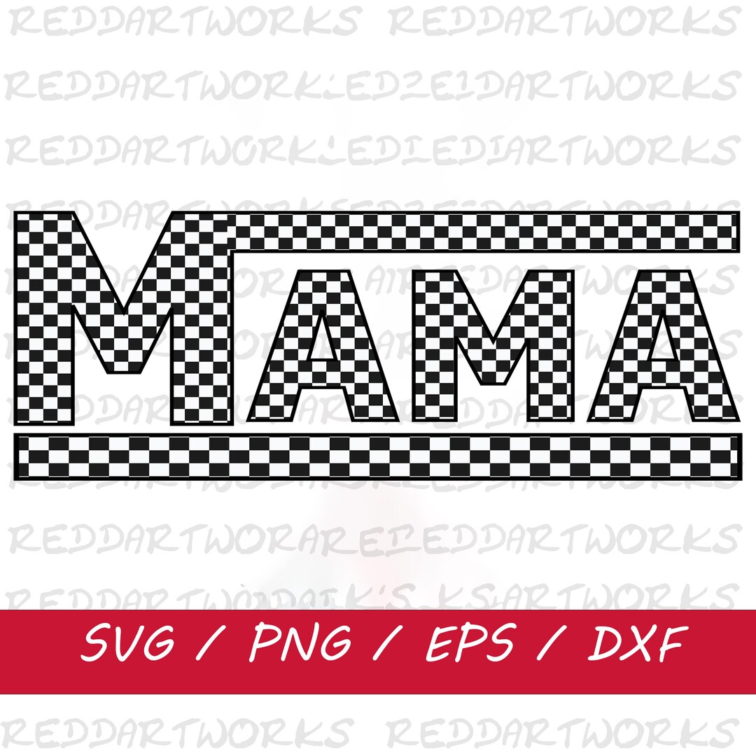Checkered Mama PNG, SVG | Transparent PNG | Instant Download | High ...