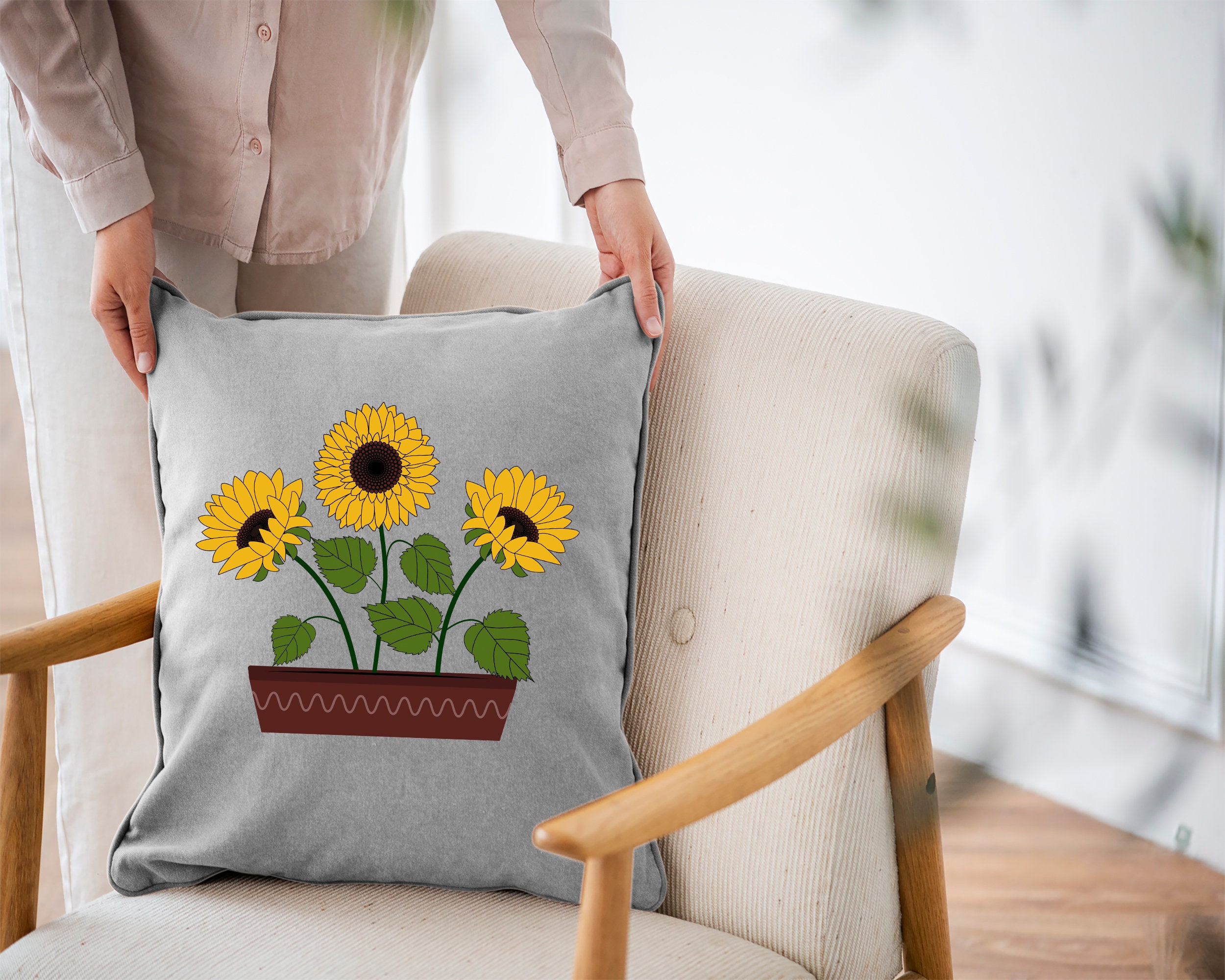 Sunflower SVG Bundle Sunflower Frame SVG Sunflower Clipart - Etsy