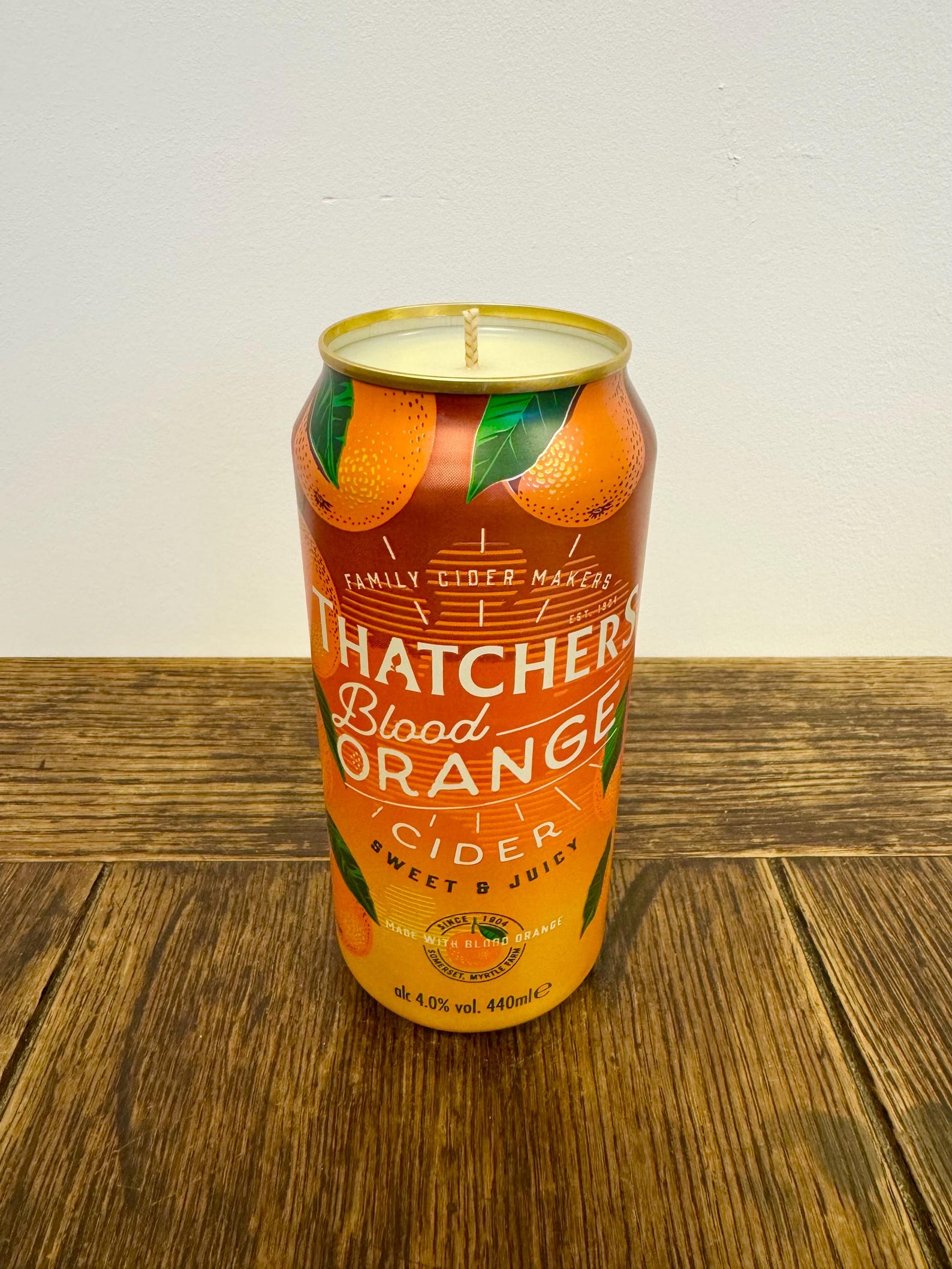 Thatchers Cider Can Candle Natural Soy Wax Scented Candle Cider Lover ...