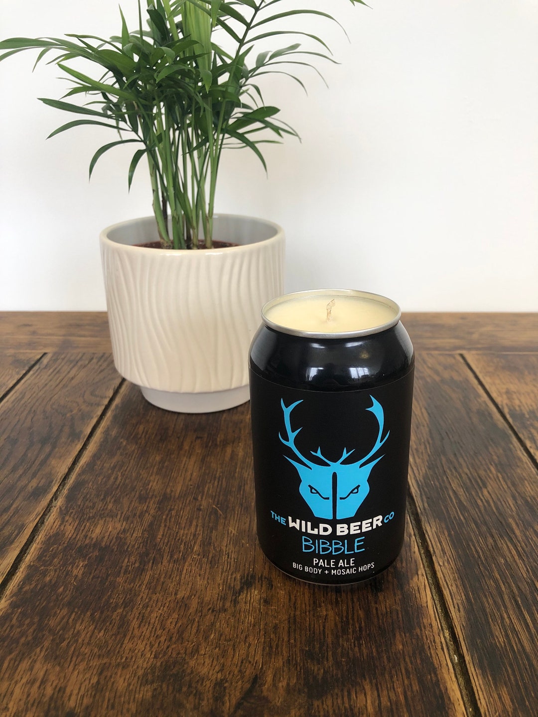 The Wild Beer Co Bibble Can Candle | Natural Soy Wax Candle | Scented ...
