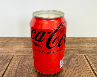 Coke Zero Sugar Soy Wax Candle Coca Cola Soda Can Candle Coke Scented ...