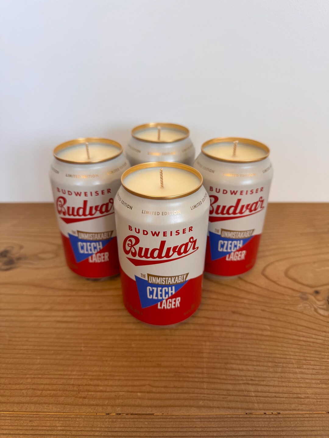 Budweiser Budvar Beer Can Candle | Scented Soy Wax | Lager Lover Fan - Etsy