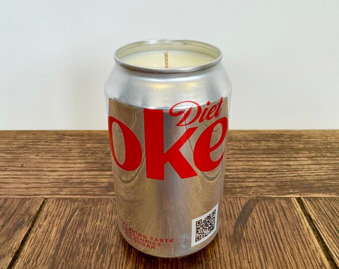 Coca Cola Diet Can Candle | Natural Soy Wax Candle | Scented Candle ...