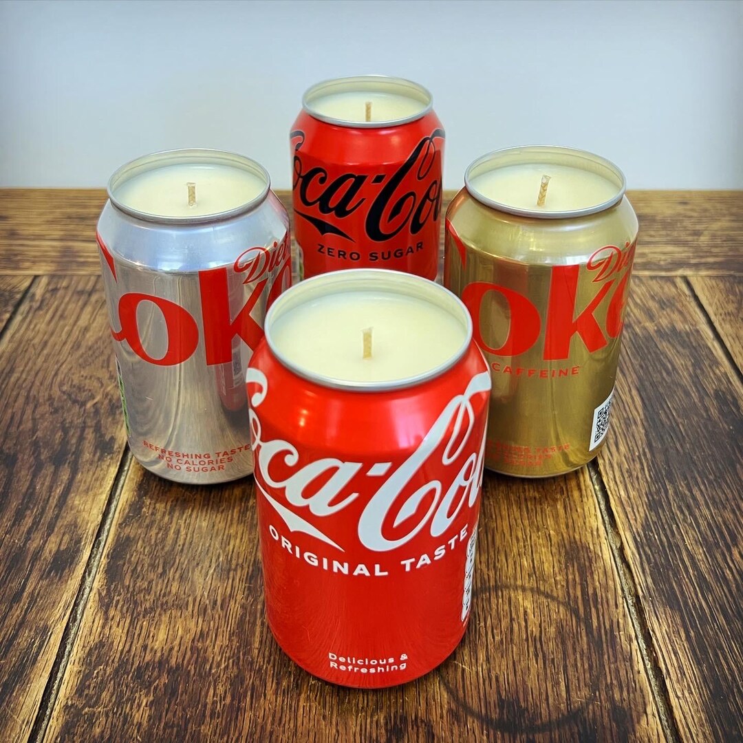 Coca Cola Can Candle | Smells Like the Drink | Cola Scent Soy Wax | Fun ...