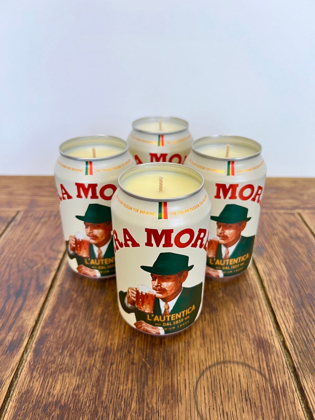 Birra Moretti Can Candle | Natural Soy Wax Candle | Italy Italian ...