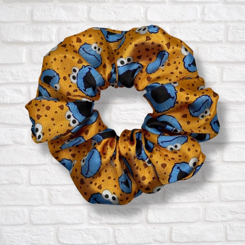 Sesame Street Scrunchies Cookie Monster Nostalgia 90s - Etsy