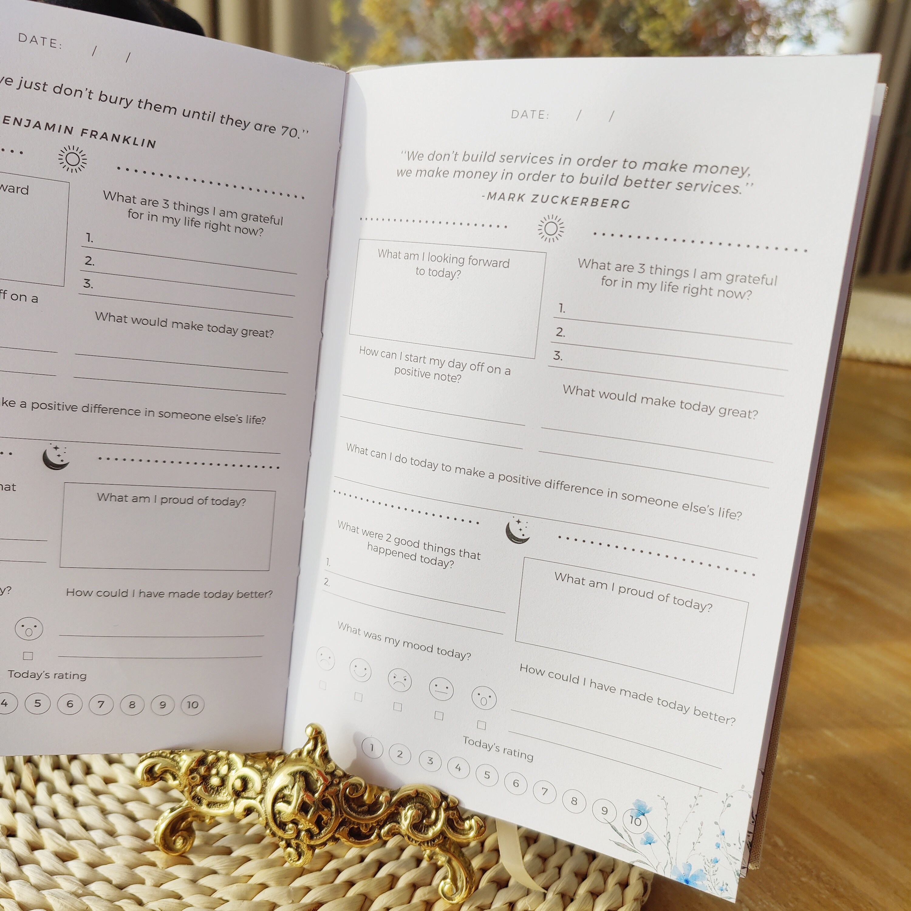 My Daily Self Care Journal - Wellness Journal (gray) - Undated ...