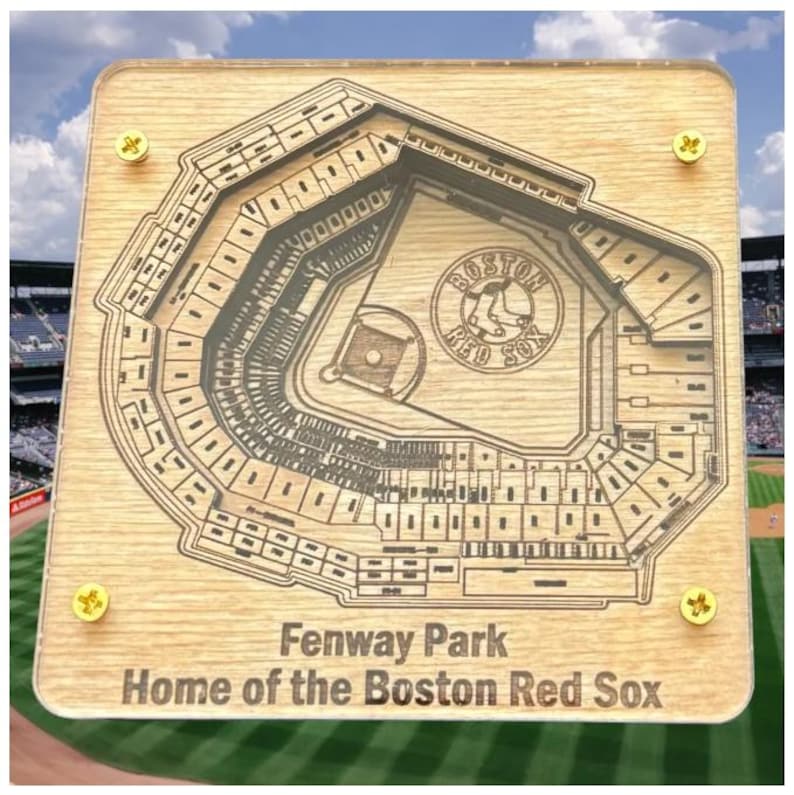 Fenway Park 3D Coaster Digital File - Etsy