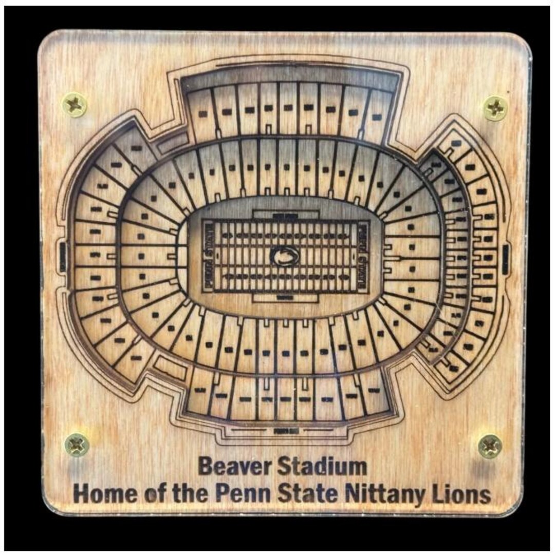 Beaver Stadium 3D Coaster Digital File - Etsy