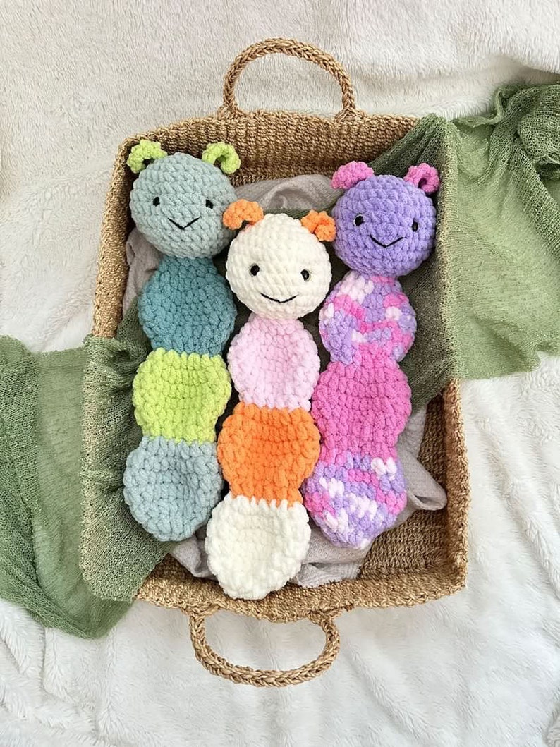 Candace the Cuddly Caterpillar Crochet PATTERN. DIGITAL - Etsy