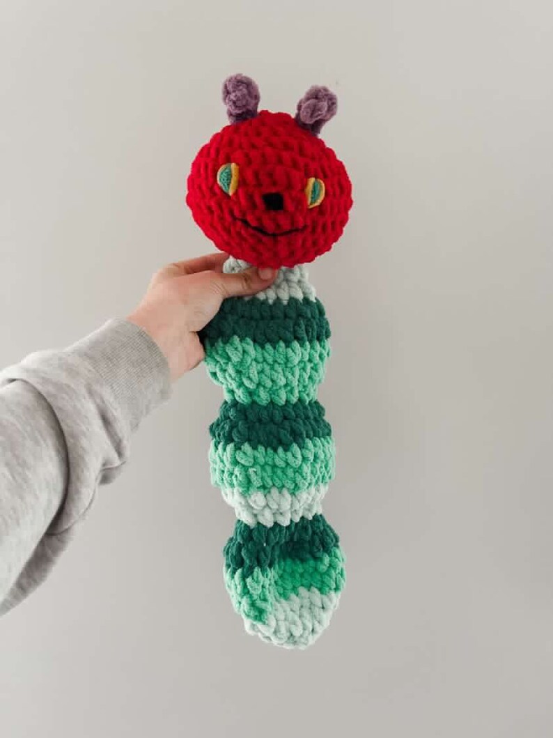 Candace the Cuddly Caterpillar Crochet PATTERN. DIGITAL - Etsy
