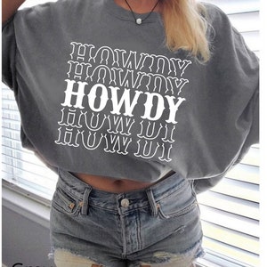 Howdy Shirt, Cowgirl Shirt, Western Shirt, Western Graphic Tee, Country ...