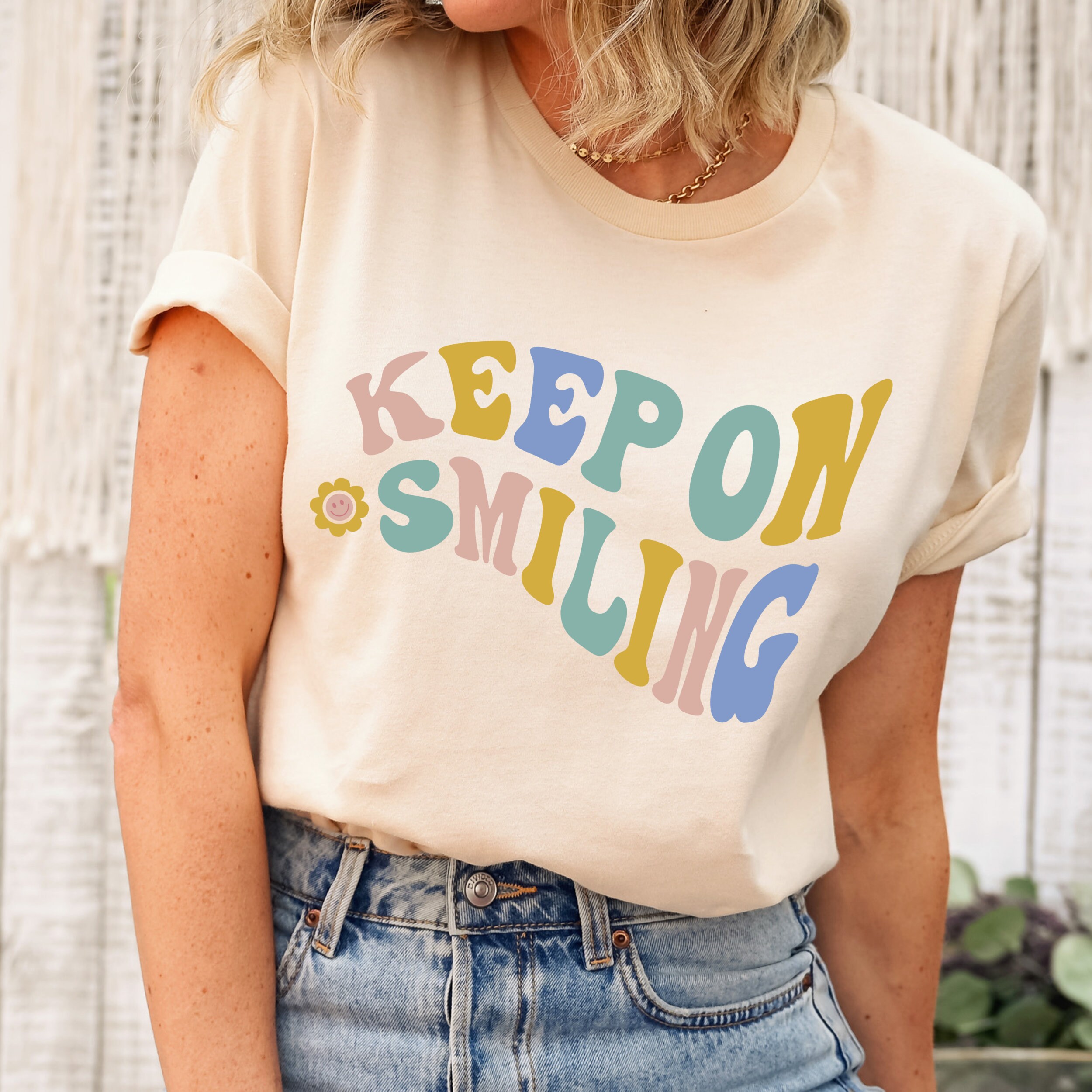 Keep on Smiling Shirt Keep Smiling Shirt Keep Smiling Shirt - Etsy