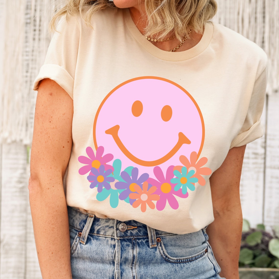Smile Shirt Happy Shirt Smile Face Shirt Retro Smile Face - Etsy