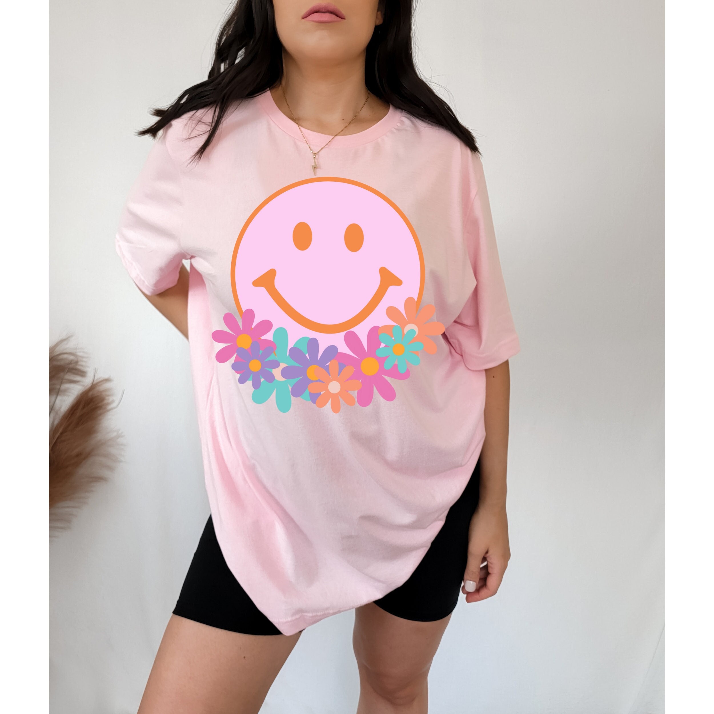 Smile Shirt Happy Shirt Smile Face Shirt Retro Smile Face | Etsy