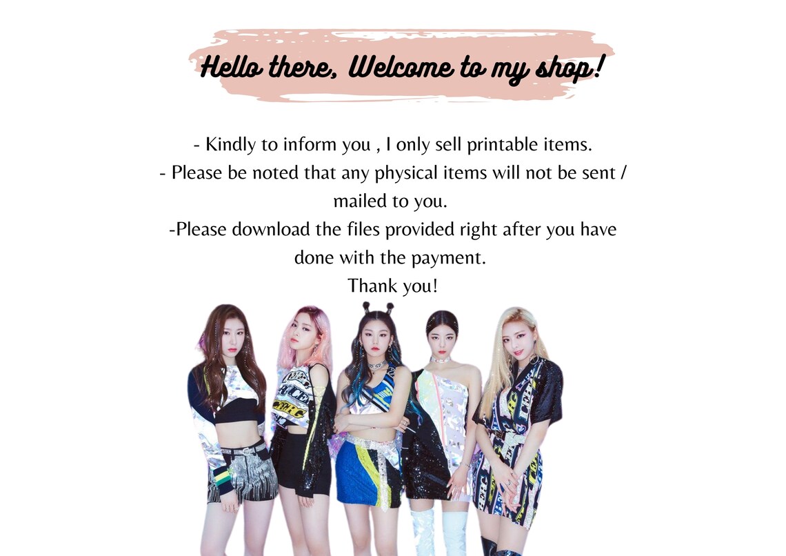 Printable Itzy Cupcake Topper, Itzy Sticker, Itzy Cake Topper, Itzy ...