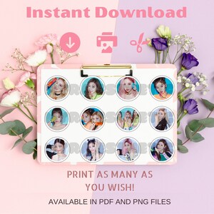 Printable Itzy Cupcake Topper, Itzy Sticker, Itzy Cake Topper, Itzy ...
