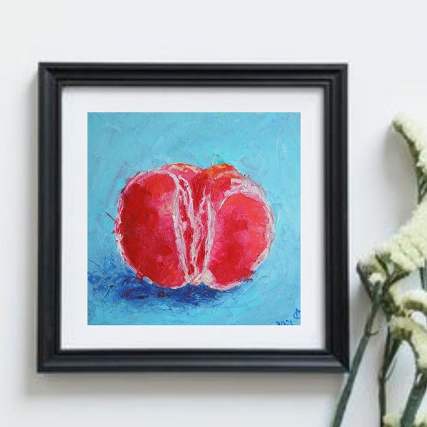 Grapefruit Painting - Etsy