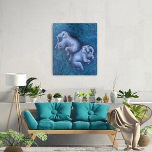 Elephant Painting Large Animal Original Art 24 by 28 Africa Art ...
