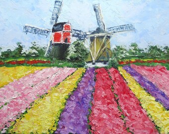Windmill Flower Art - Etsy