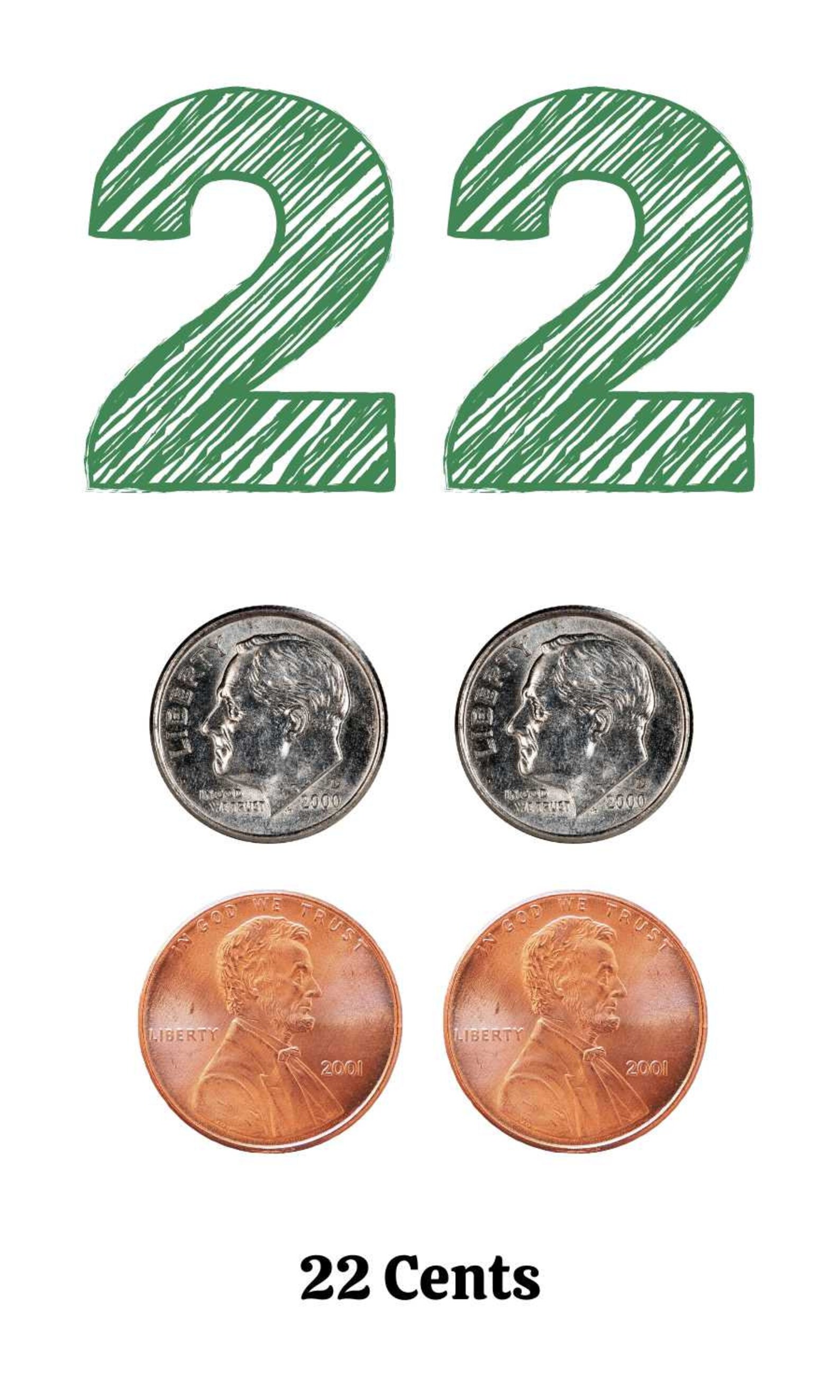 Money Flash Cards , Educational Flash Cards , Preschool, Kindergarten ...