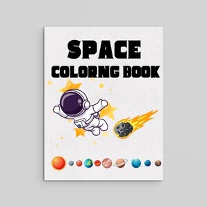 Space Coloring Book | Kids Coloring Book | Solar System Coloring Book ...