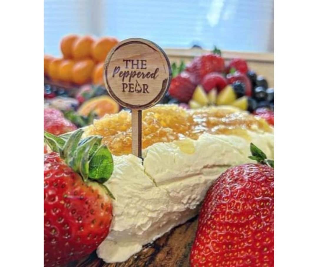 Personalized Wood Food Picks, Charcuterie Board Decor (set of 12) - Etsy