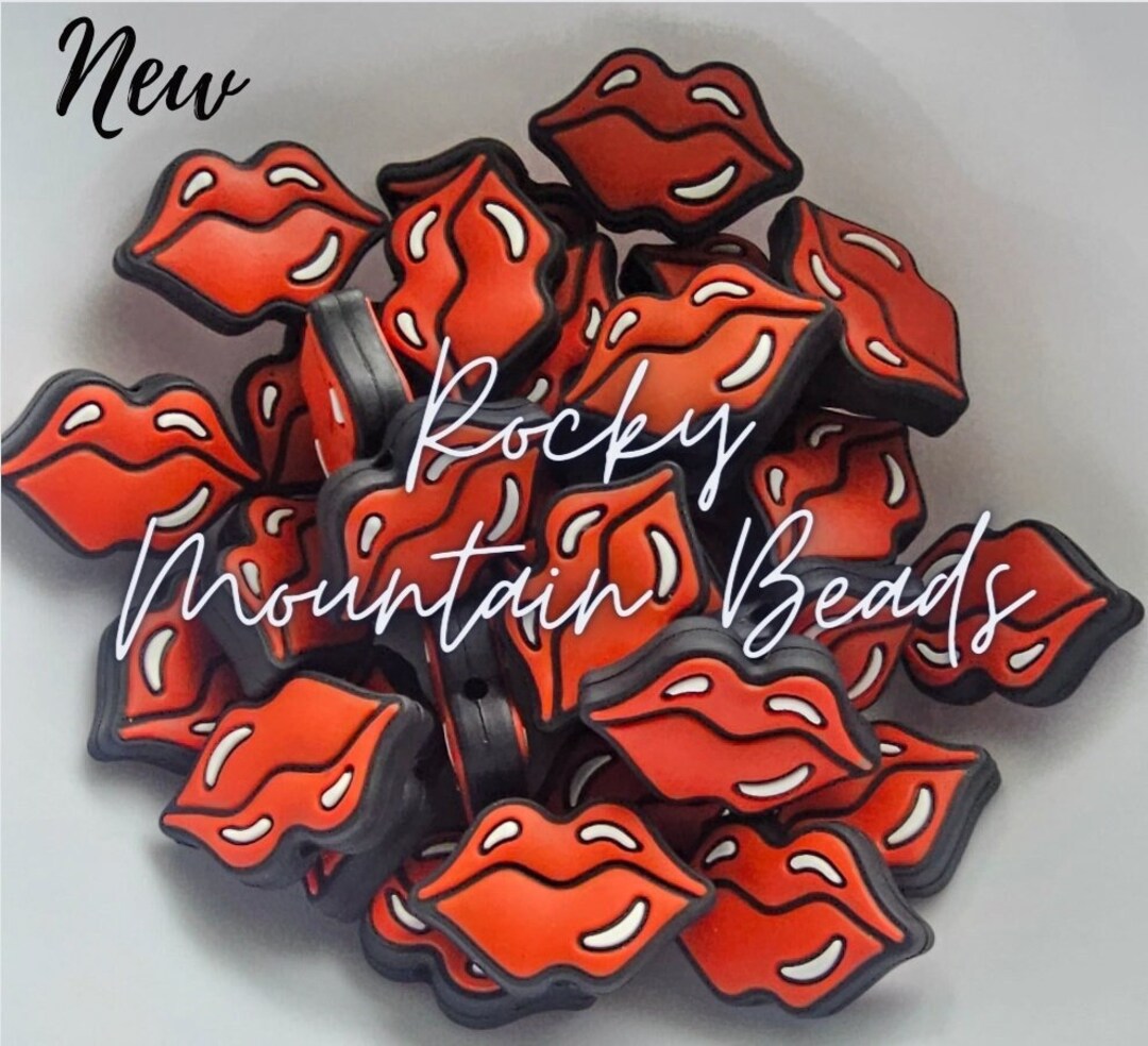 Lips Kiss Focal Bead- Bulk Silicone Beads - Etsy