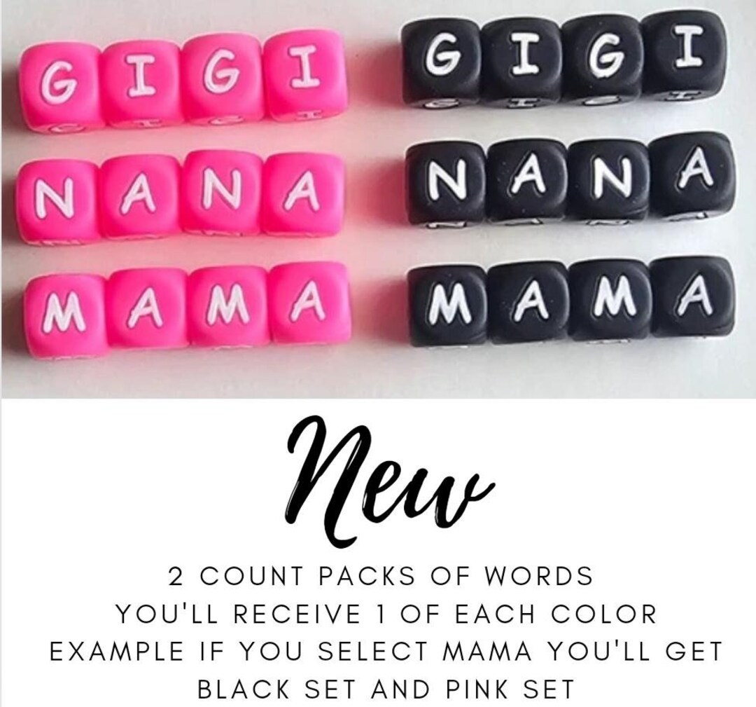 New Silicone 2 Pack Word Littering - Etsy