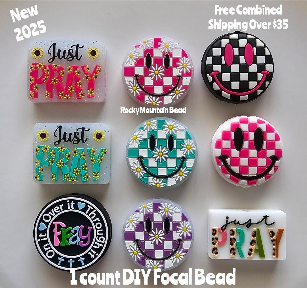 New 2025 DIY Focal Bead 1 Piece- Religious- Smiley Face - Etsy