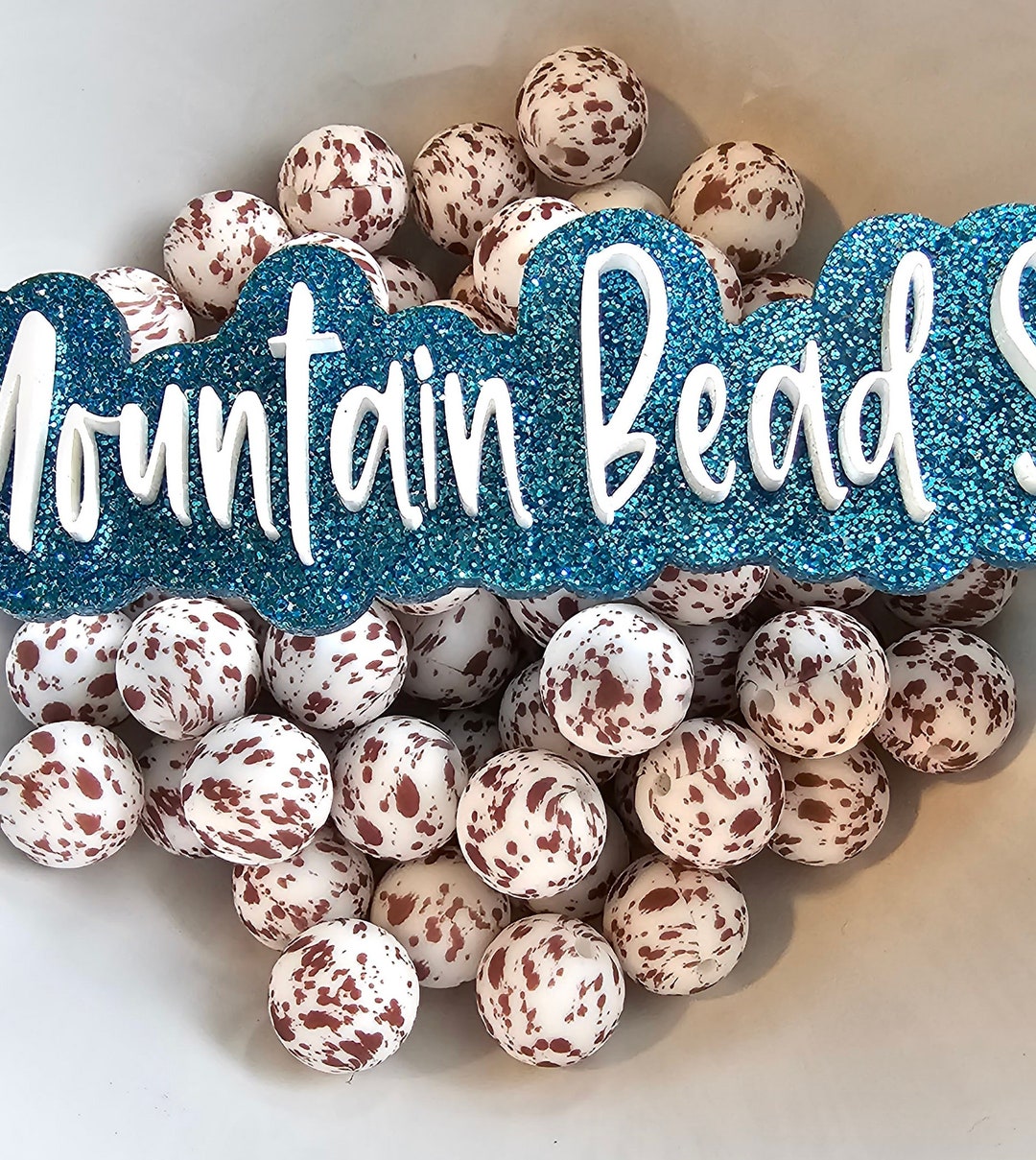 15mm Brown Splatter Silicone Beads Bulk Silicone Beads - Etsy