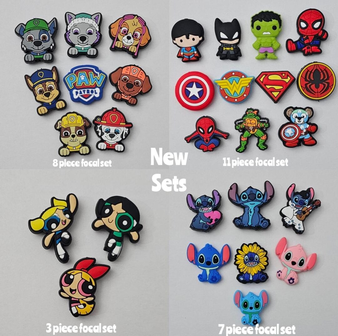 Character Focal Bead Sets - Etsy