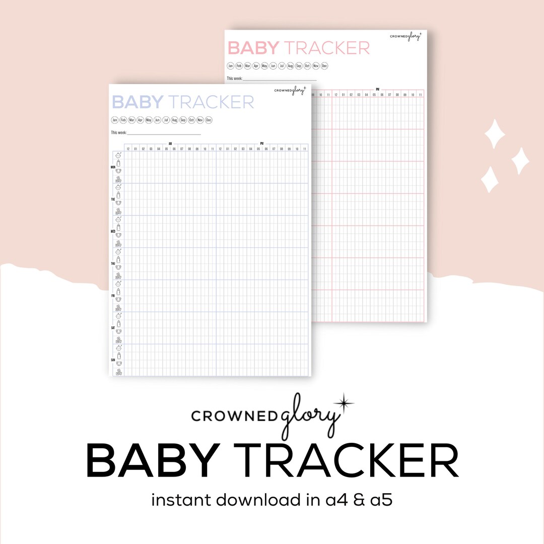 Baby Tracker Printable, Baby Weekly Log, Baby Planner, Baby Journal ...