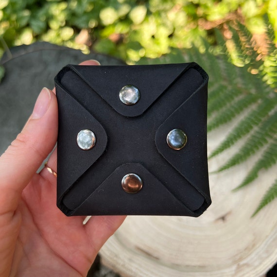 Leather Coin Pouch. Leather Change Coin Purse. Leather Coin - Etsy